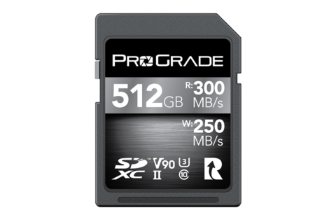 We Now Offer SDXC V90 512GB Memory Cards | ProGrade Digital