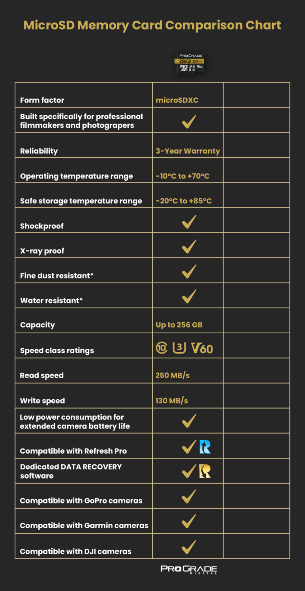 Memory Cards for Action Cameras | ProGrade Digital